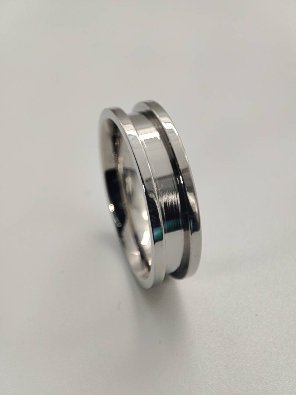 stainless steel channel ring blank - 6/3 | Bentwood Ring Supplies