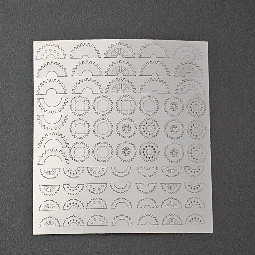 Gear Inlay Cards – Bentwood Ring Supplies
