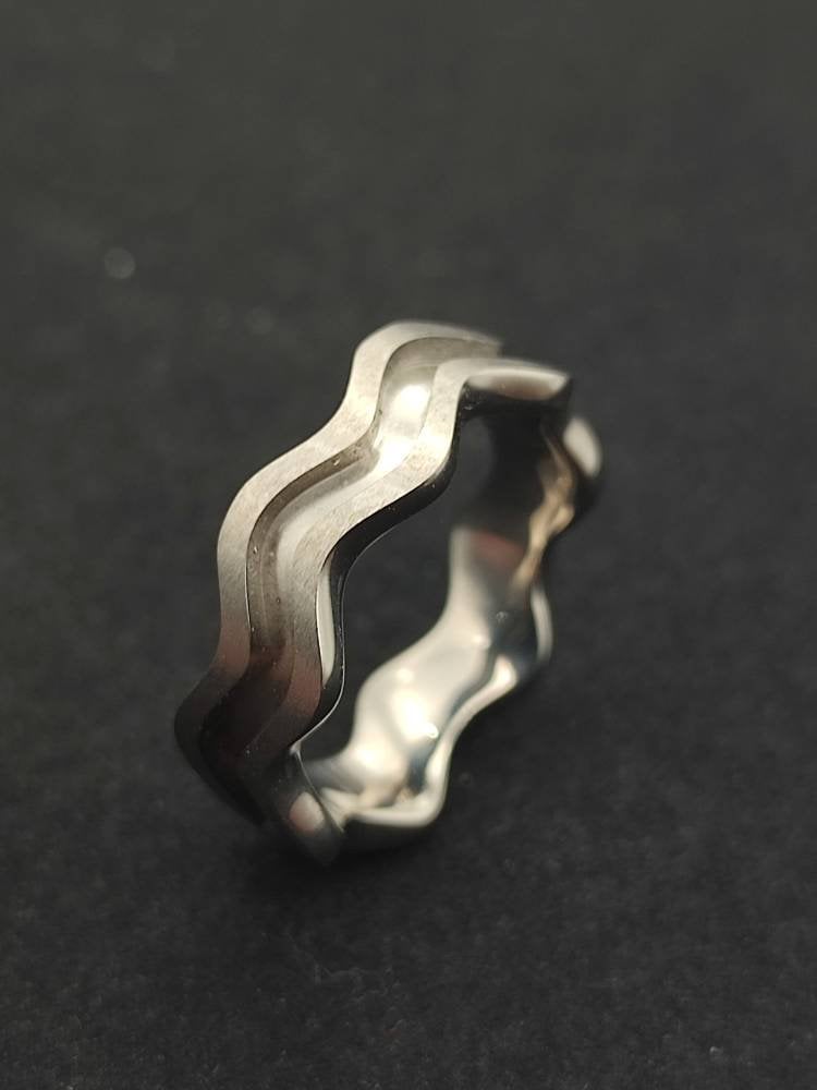 Titanium Clamshell Ring Blank | Bentwood Ring Supplies