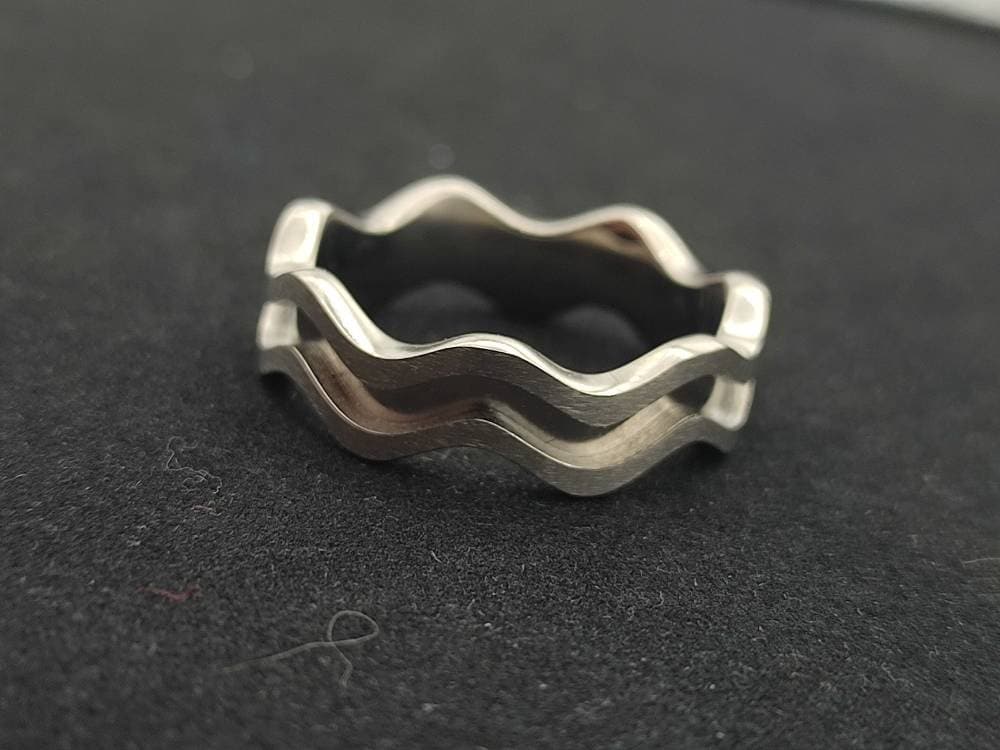 Titanium Clamshell Ring Blank | Bentwood Ring Supplies