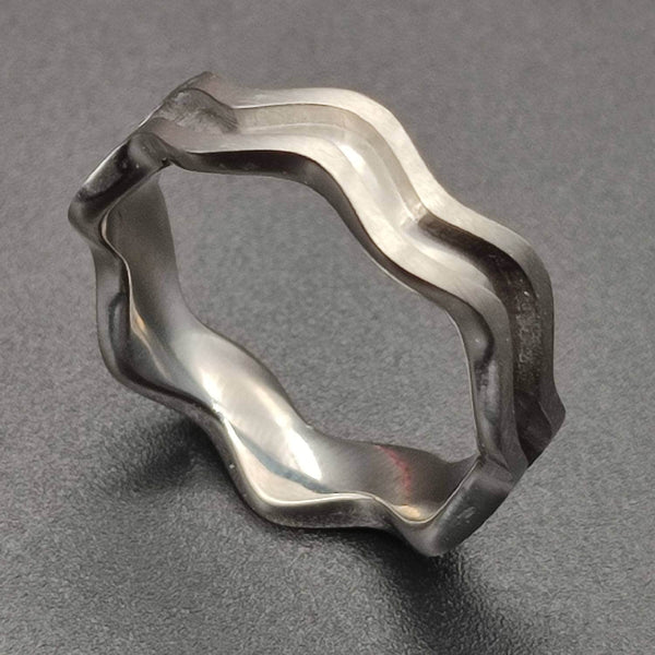 Titanium Clamshell Ring Blank | Bentwood Ring Supplies